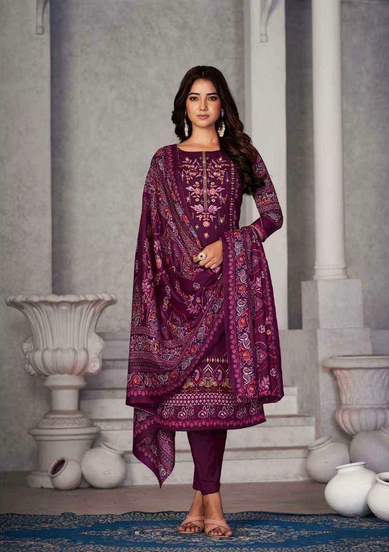 Unstitched Dress Materials – Silk, Cotton & Designer Fabrics – Mani's ...